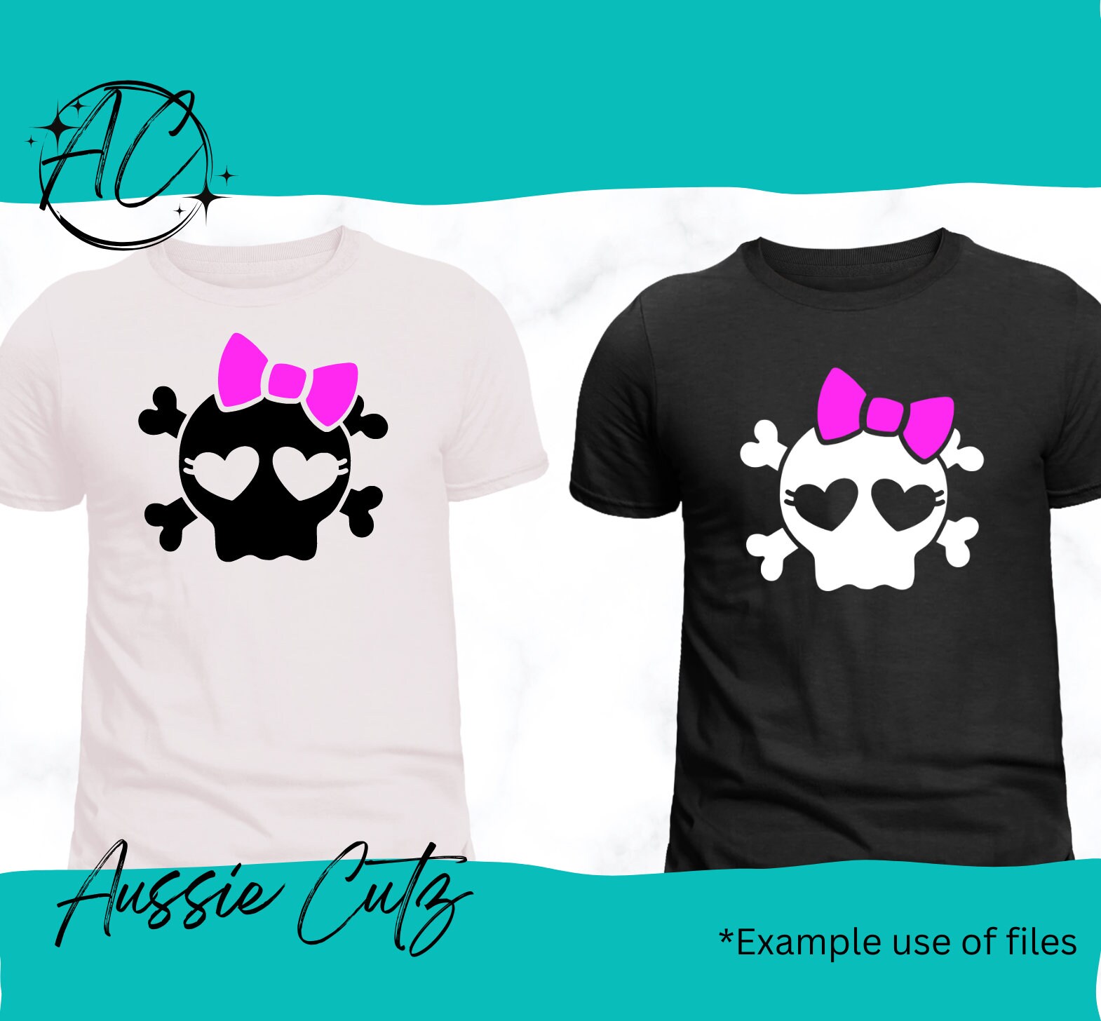 Cute Skullette With Bow SVG PNG Skullette Svg Girl Skull - Etsy