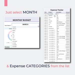 Google Sheets Simple Budget Spreadsheet Monthly Budget Spreadsheet ...