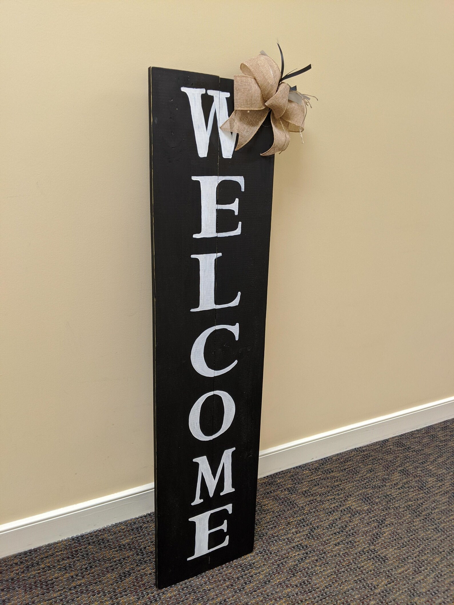 4 Vertical WELCOME Porch Sign - Etsy