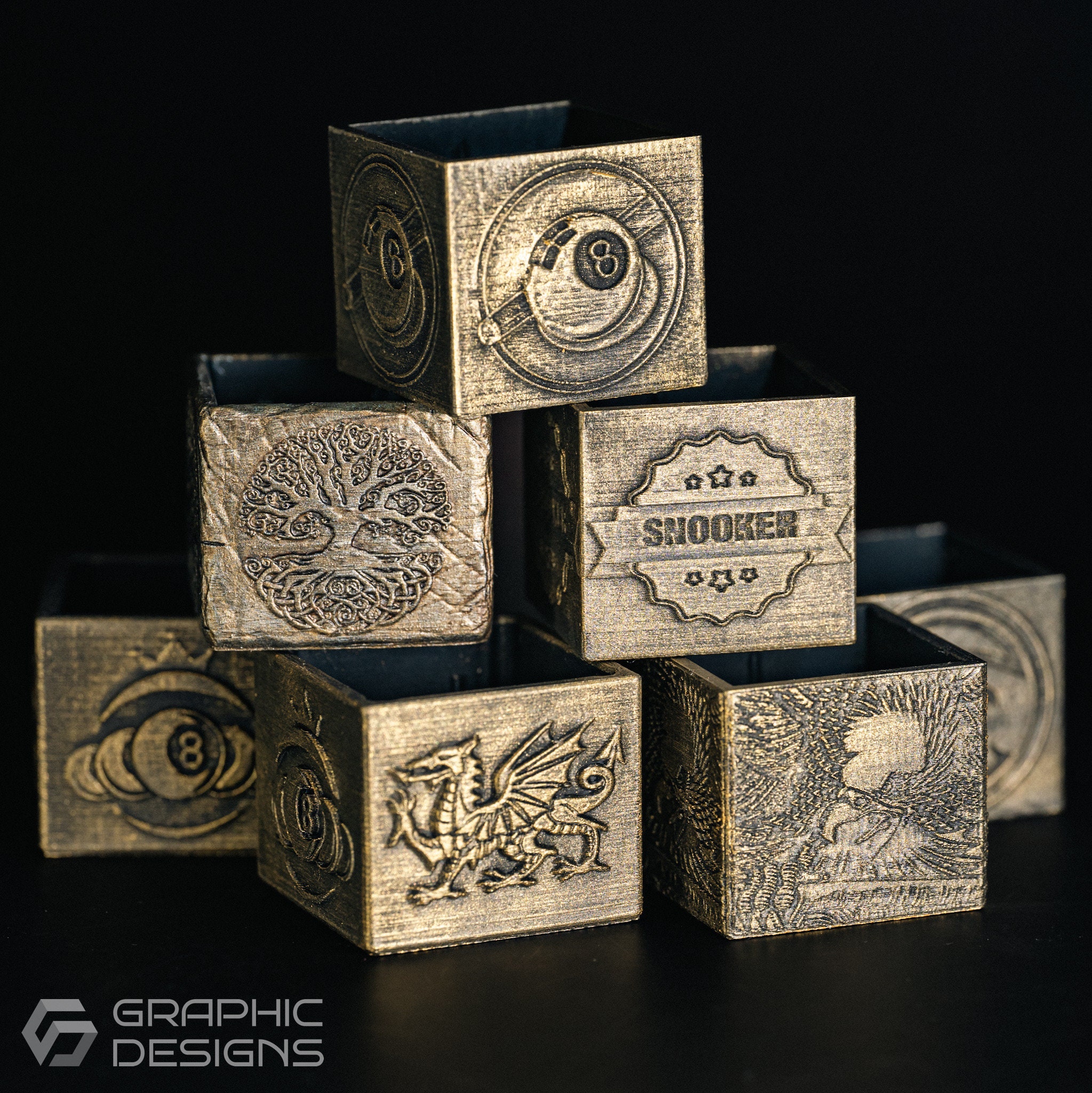 Triangle Snooker Pool Chalk Holder - 3D Printed - Etsy