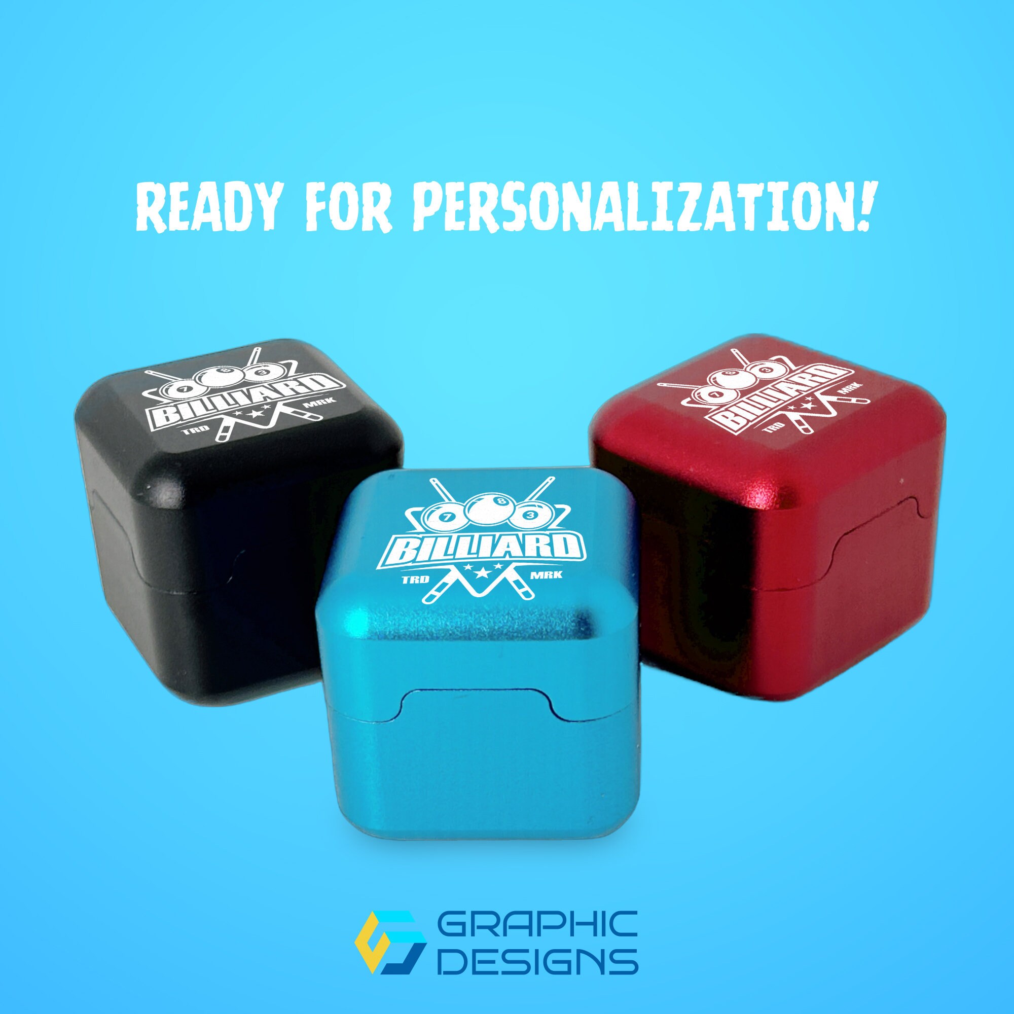 Snooker/pool Chalk Holder, Portable Closed Chalk Case, Aluminum ...