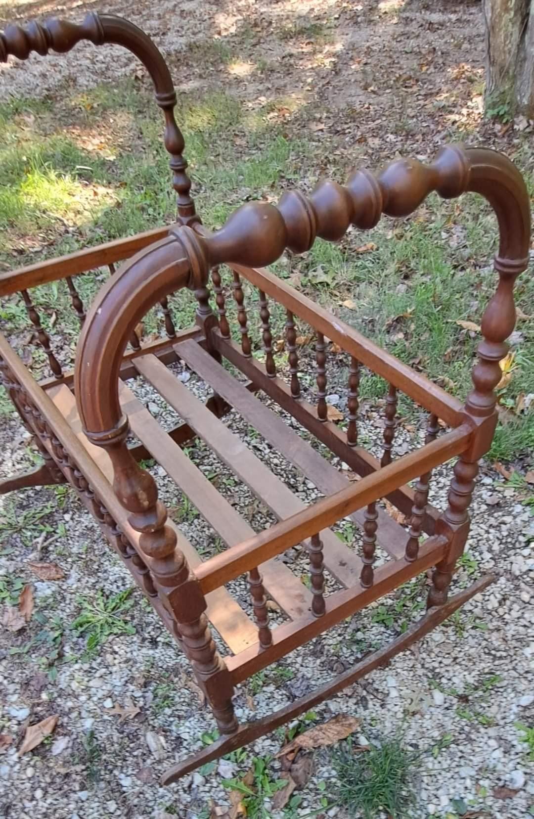 Antique Jenny Lind Spindle Baby Doll Display Crib 1800's 1900's - Etsy
