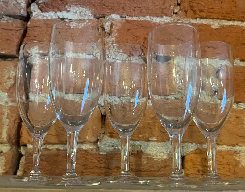 Vintage Lalique Crystal Madeira Cordial Port Wine Glasses Set of 5 - Etsy