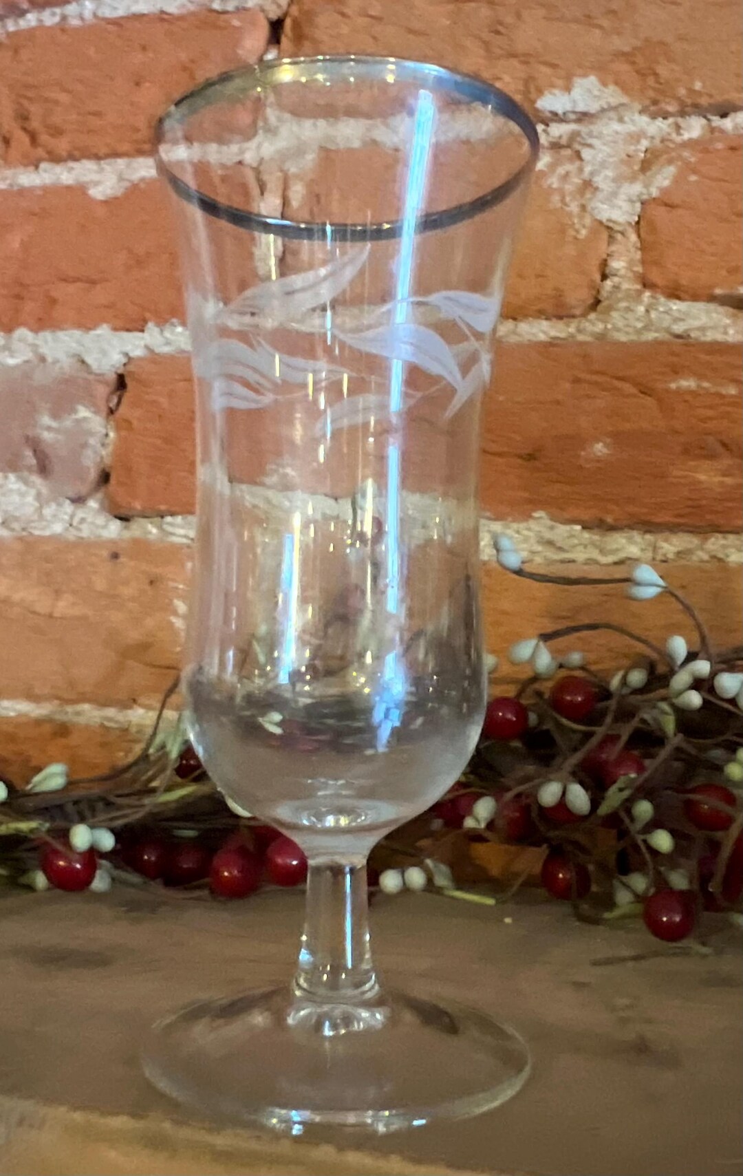 Vintage Nasco Paris Night Parfait Glasses | Set of 2 Elegant Glassware ...