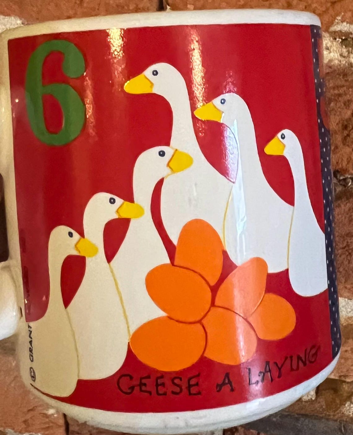 Vintage 1983 Grant Howard Days of the Week Coffee Mug - Days 4-6 - Etsy