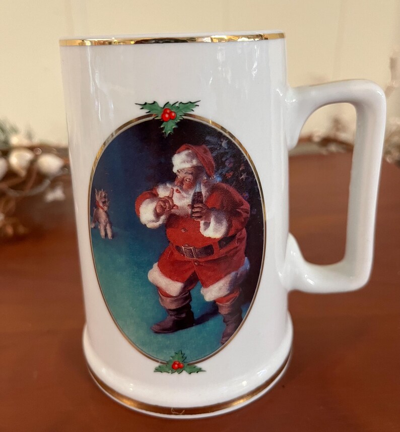 Vintage Coca-cola Santa Mug | 1996 Collector's Edition Christmas Cup - Etsy