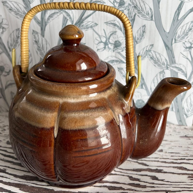 Retro Teapot - Etsy