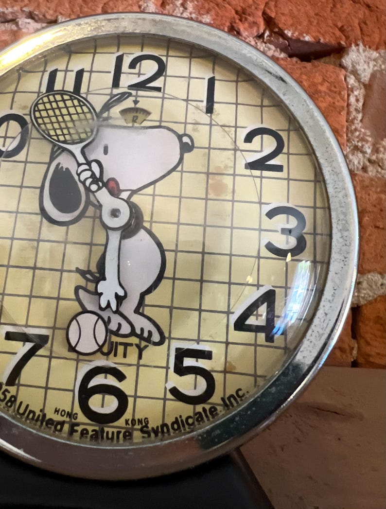 Rare Vintage 1958 Peanuts Snoopy Equity Alarm Clock UNTESTED AS IS - Etsy