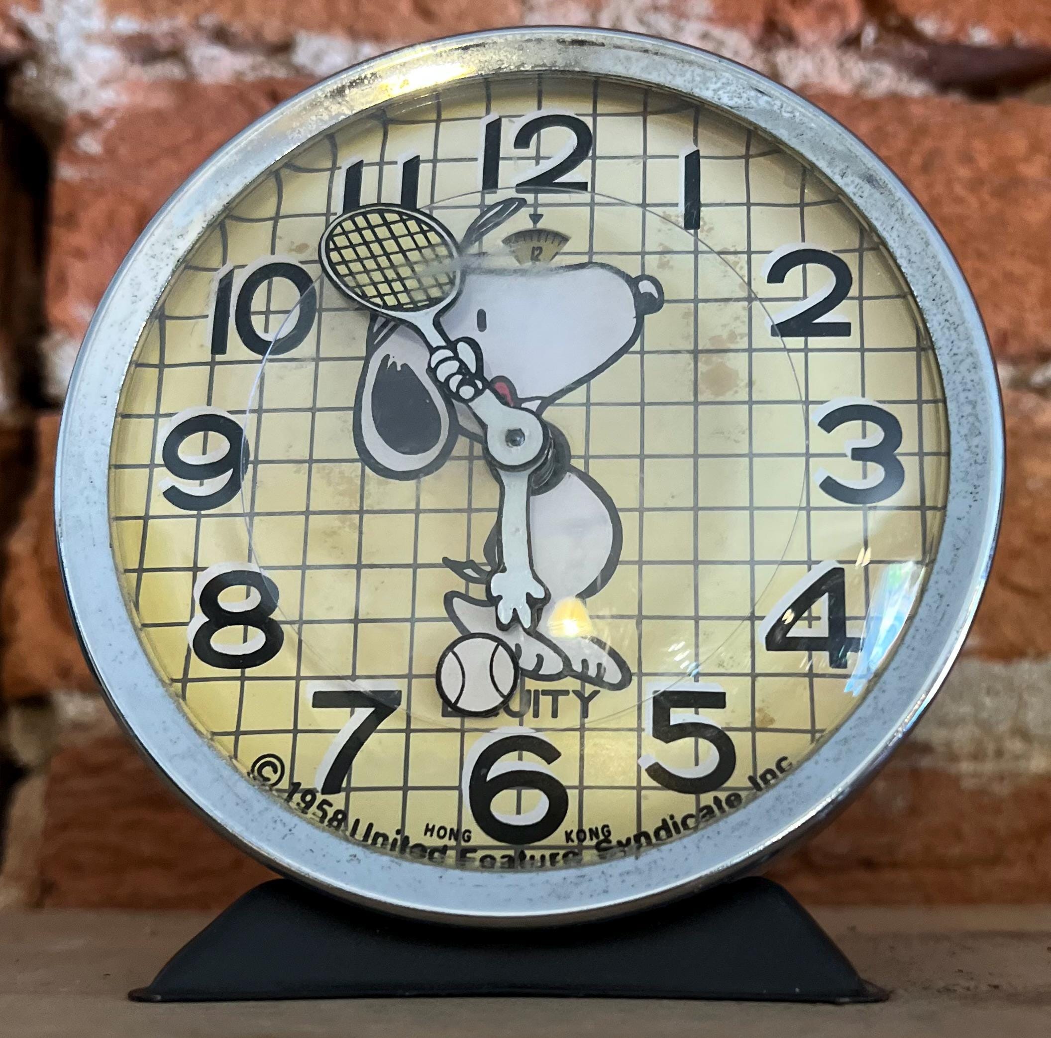 Rare Vintage 1958 Peanuts Snoopy Equity Alarm Clock UNTESTED AS IS - Etsy