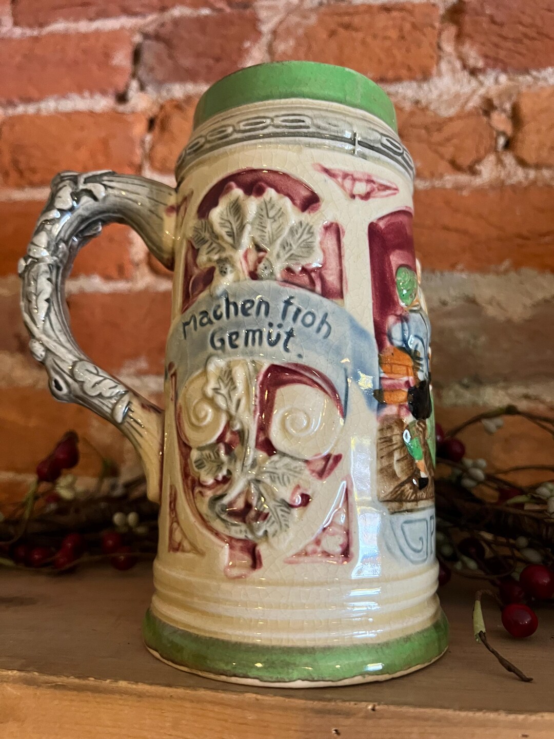 Vintage Prosit German Style Ceramic Beer Stein Mug Made in Japan - Etsy