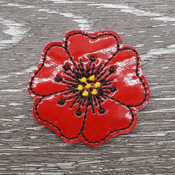 Poppy Applique - Etsy