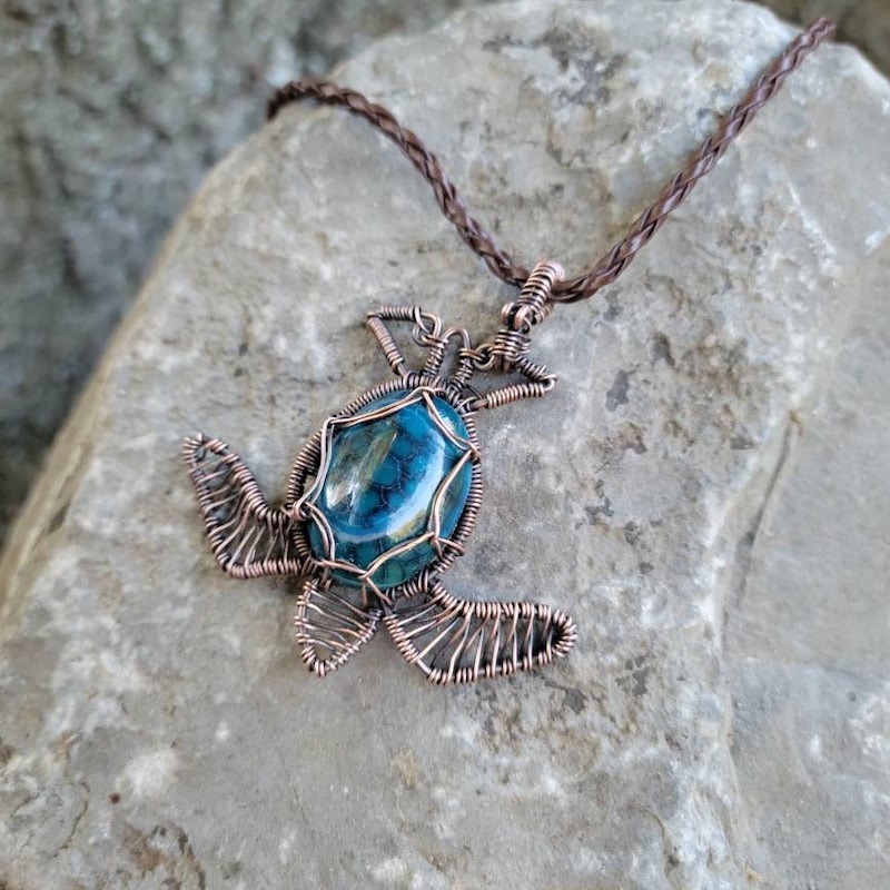 Turtle Pendant - Etsy