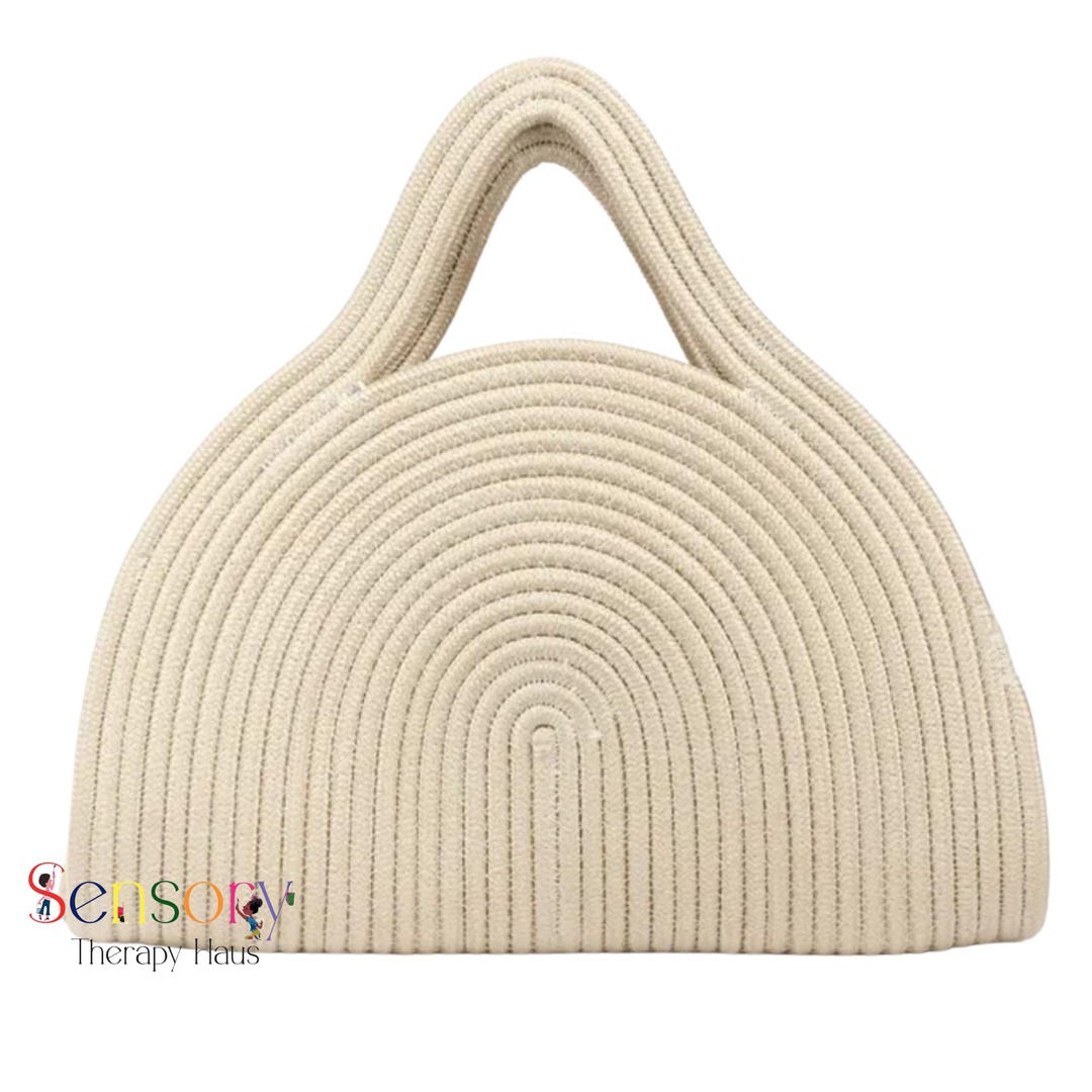 Beige Color Cotton Bag, Vintage,hand Women Bag,crochet Colorful ...