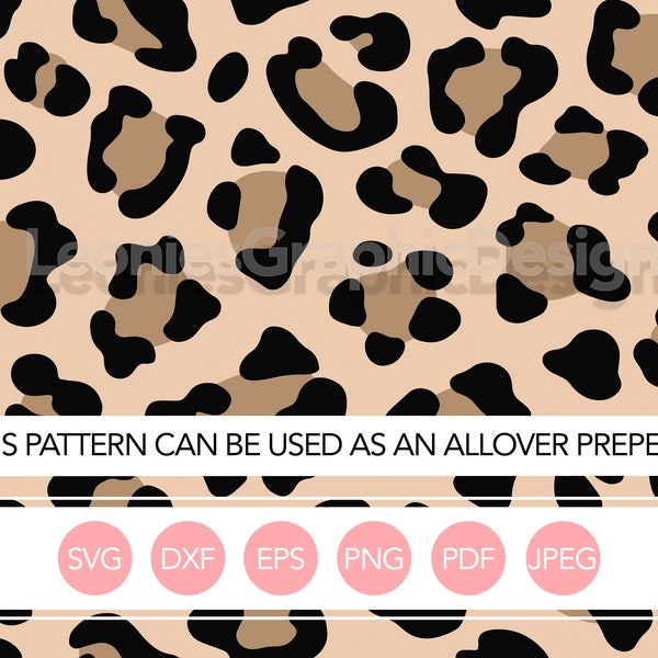 Leopard Print Svg Leo - Etsy