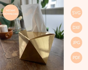 Handkerchief Box Cricut - Etsy