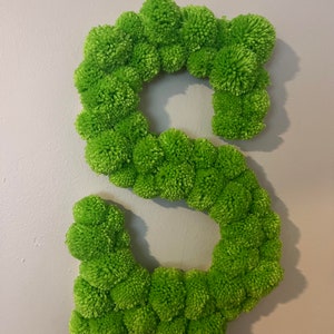 Pom Pom Letters - Etsy
