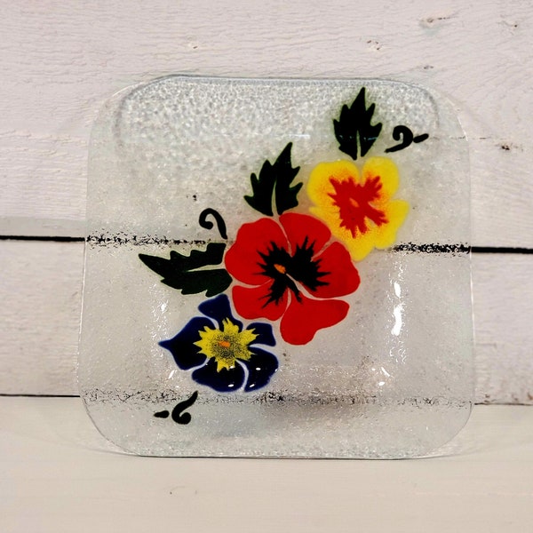 Fused Glass Hydrangea - Etsy