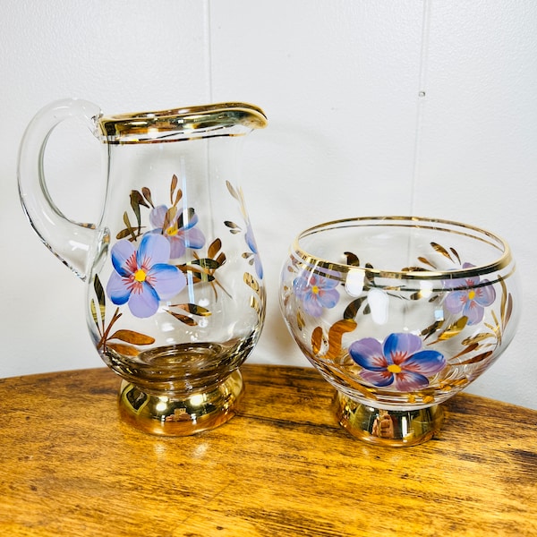 Romanian Glass Bowl - Etsy