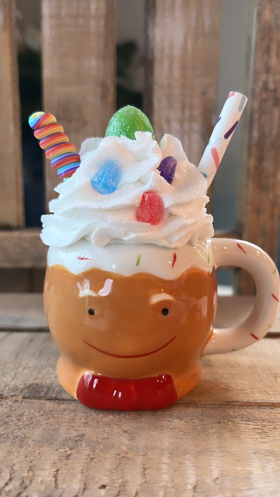 Gingerbread Mini Mug / Christmas Decor - Etsy