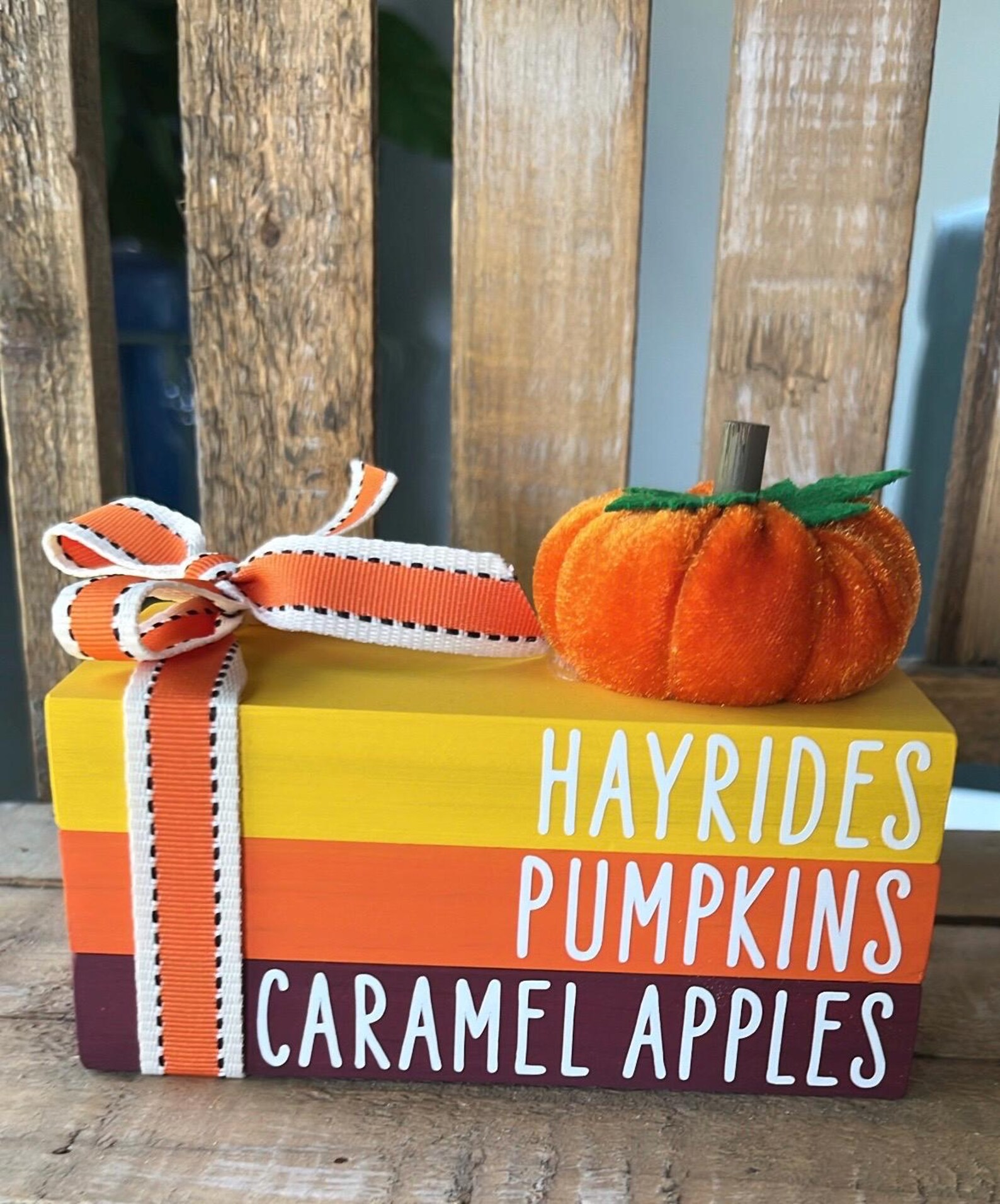 Fall Decor / Hayrides / Pumpkin Decor / Fall Tier Tray Decor ...