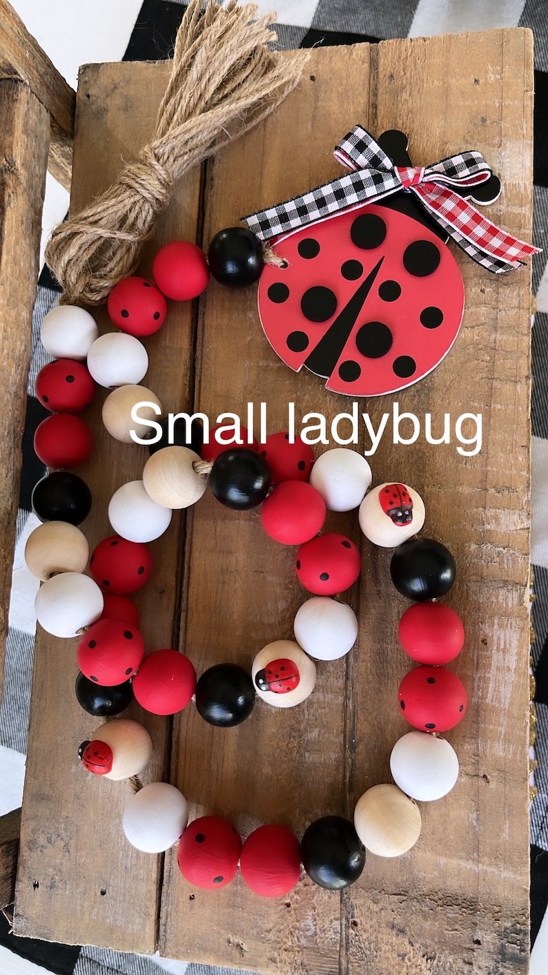 Love Bug Decor / Ladybugs / Ladybug Tier Tray Decor / Summer / Ladybugs ...