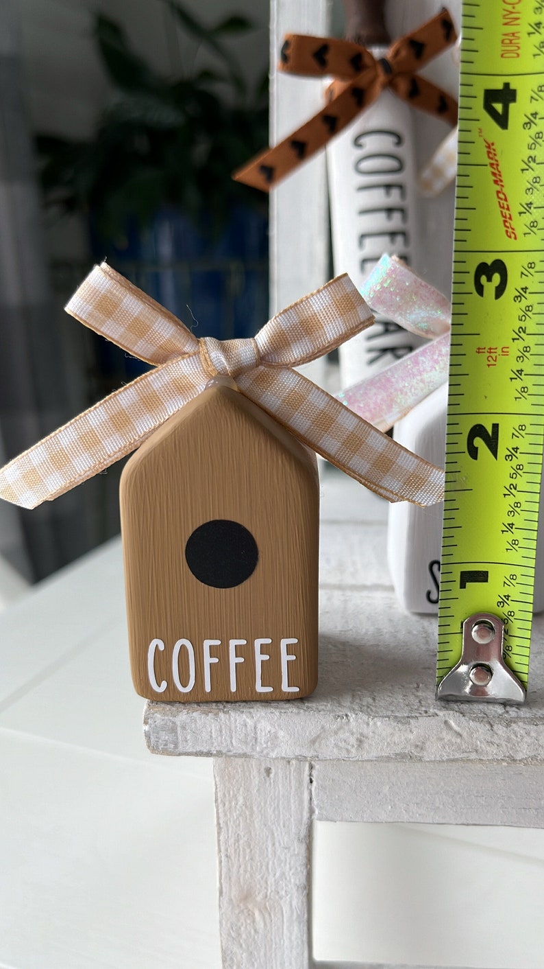 Coffee Tier Tray Decor / Lattes / Home Decor / Farmhouse / - Etsy