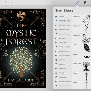 Procreate Class: How to Design A Fantasy Book Cover - Etsy