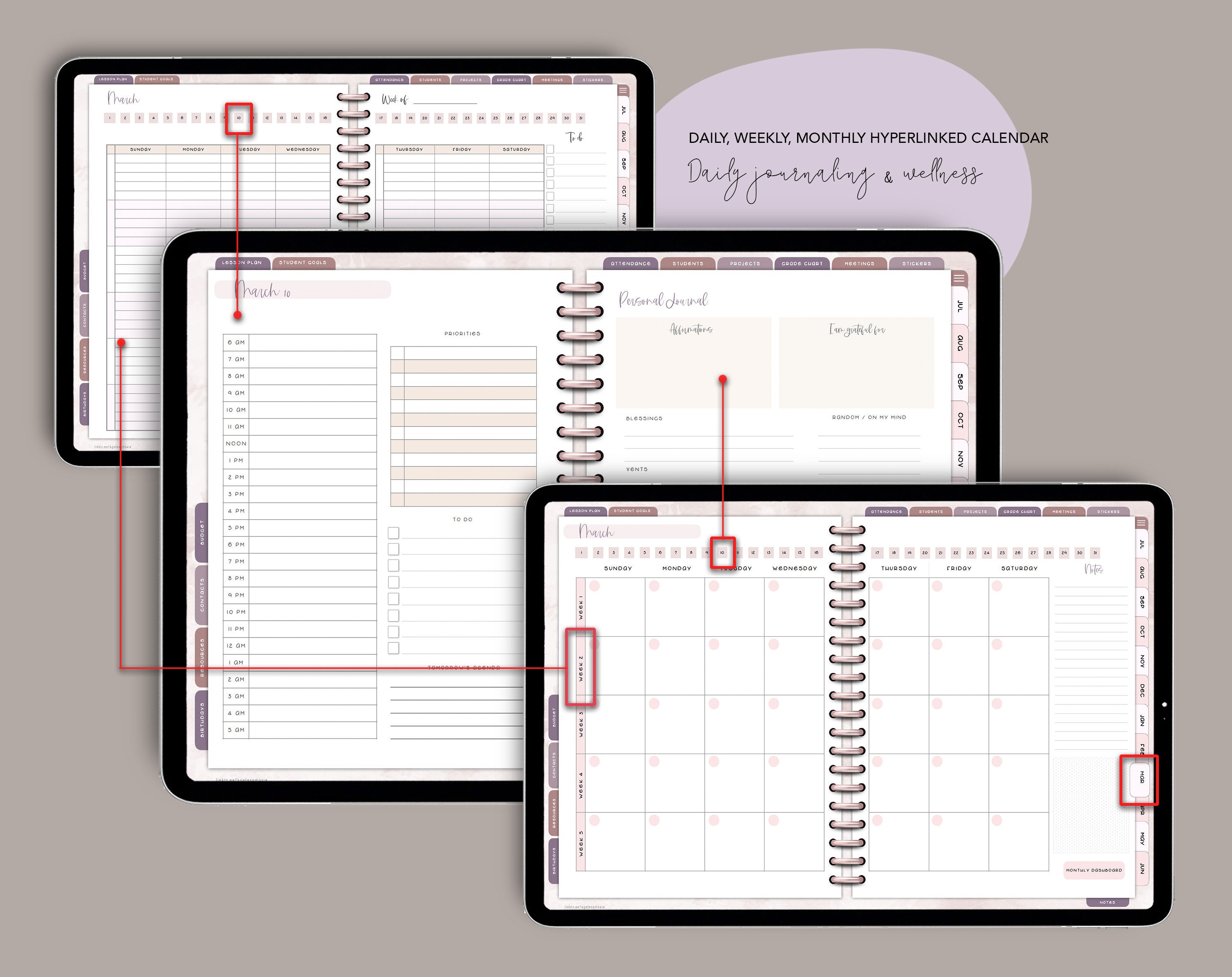 Teacher Planner, Lesson Planner, Planner for Teachers, Classroom ...