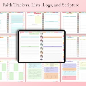 Christian Planner, Faith Journal, Daily Prayer Journal, Undated Bible ...