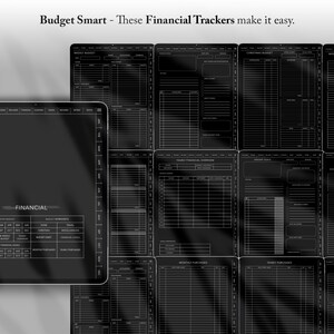 Undated Dark Mode Digital Planner for Goodnotes & Notability, iPad ...