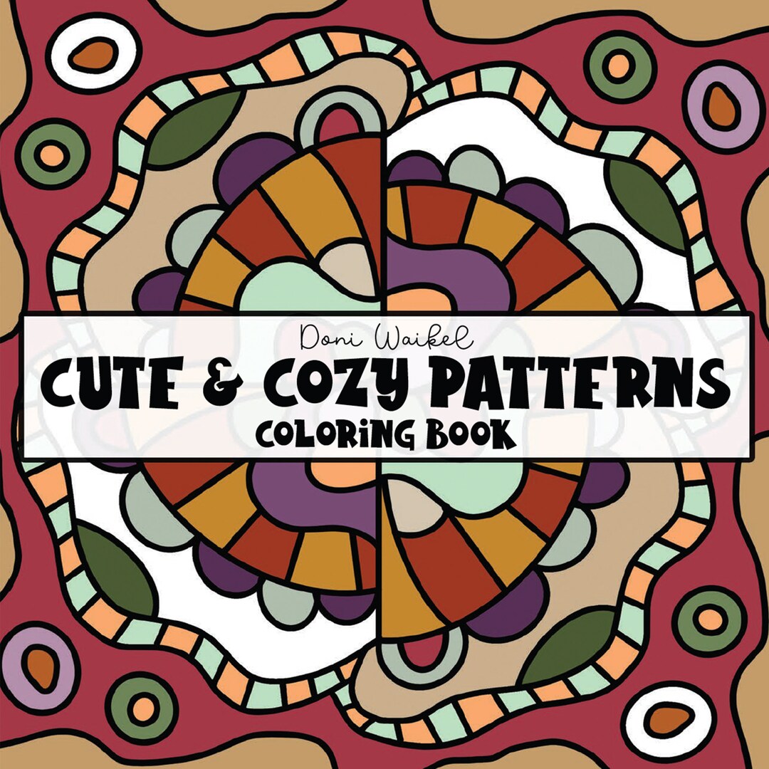 Mandalas and Patterns Coloring Book - 50 Easy, Bold Pages to Color for ...