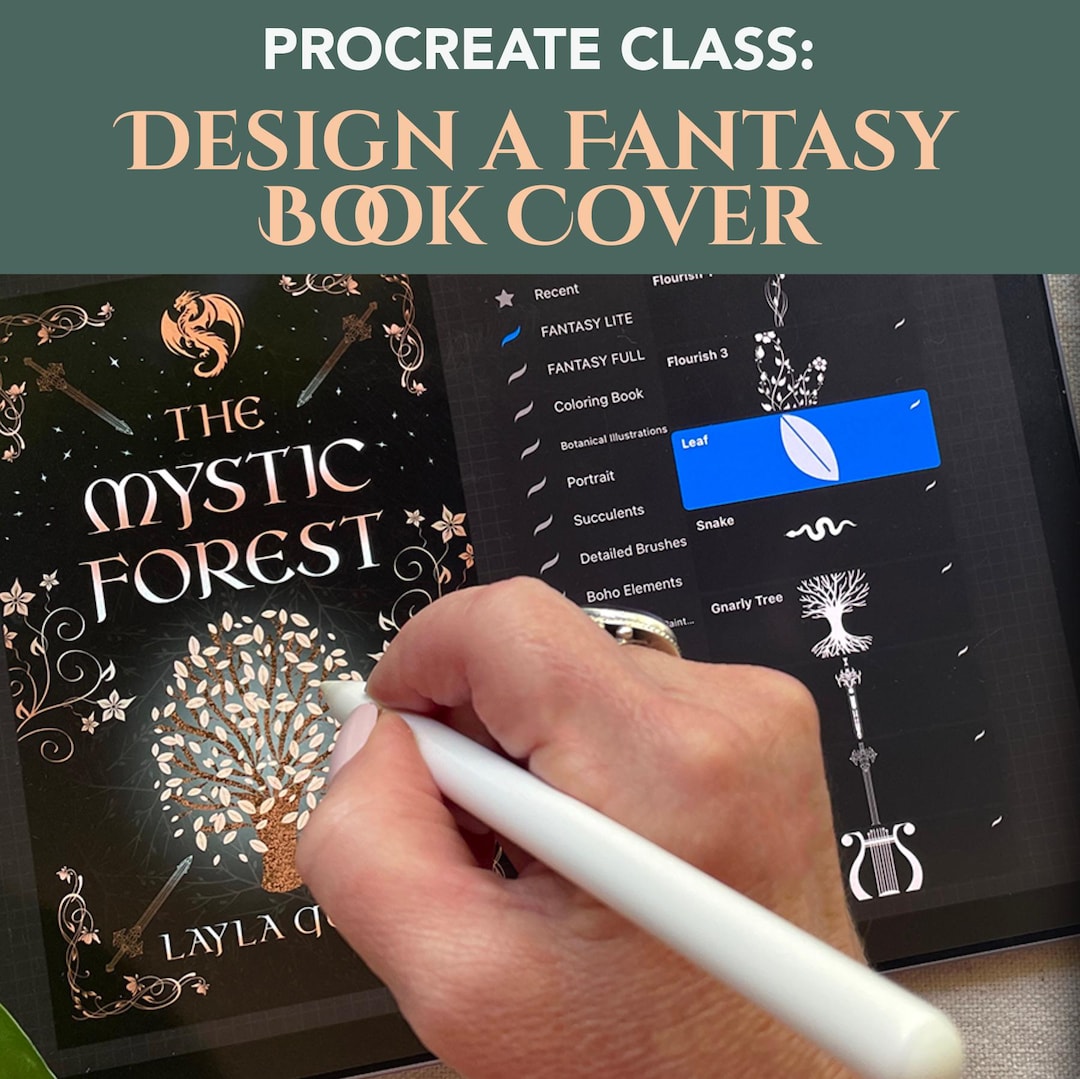 Procreate Class: How to Design A Fantasy Book Cover - Etsy