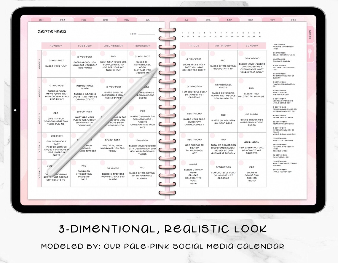 Digital Planner Rings for Binder, Png, 3D, Rainbow Rings, Pink, Purple ...