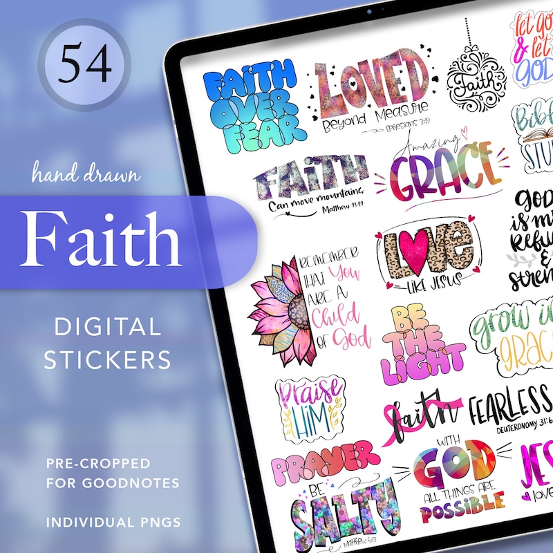 Faith Sticker - Etsy