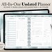 Undated Digital Planner Goodnotes Planner, Notability Mac iPad Planner ...
