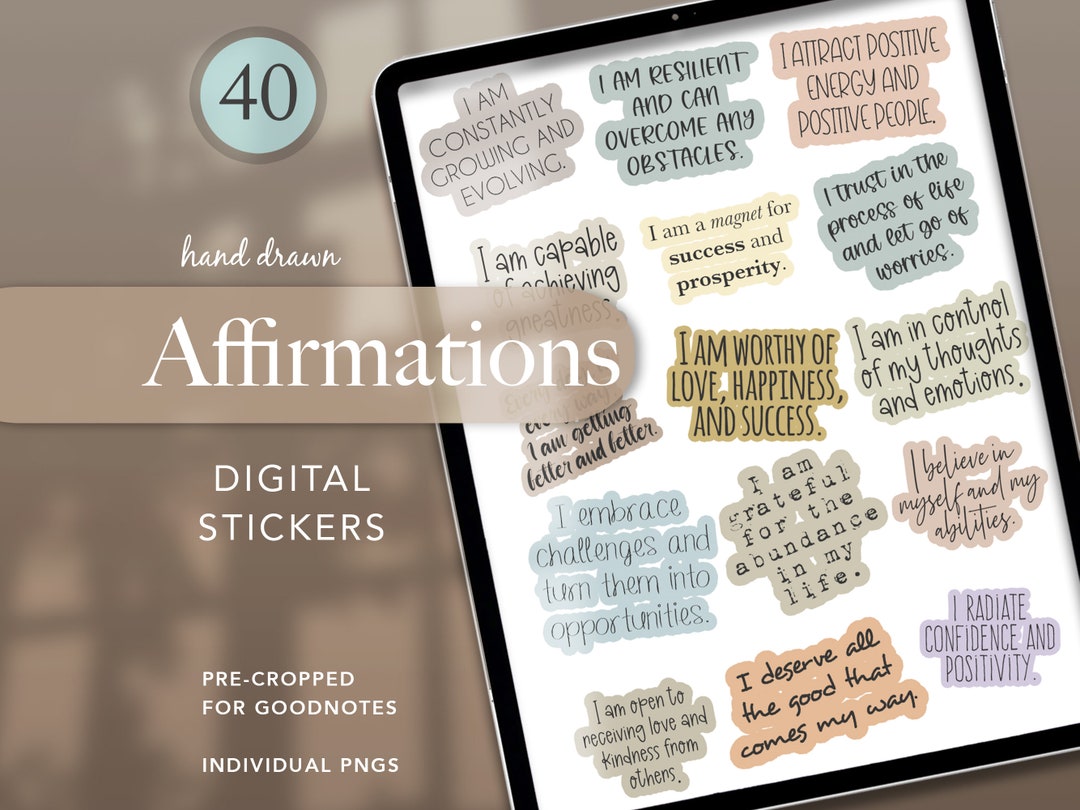 Affirmation Quotes Stickers, Self Love, Manifestation, Inspirational ...