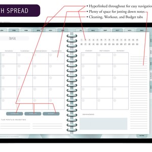 Undated Digital Planner - Goodnotes Planner, Notability Mac iPad ...