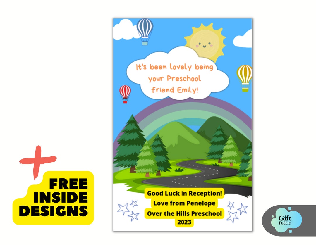 Personalise Goodbye/thank You Card for Classmates, Teachers, Colleagues ...