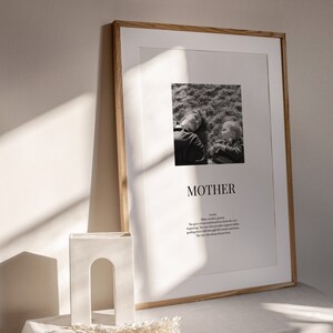 Personalised Mum Definition Print / Mum Mother Poster / Personalised ...