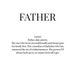 Personalised Dad Father Definition Print / Dad Poster / Personalised ...