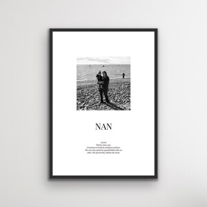 Personalised Nan Definition Print / Personalised Nan Poster / - Etsy UK