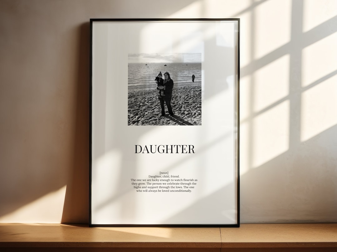 Personalised Daughter Definition Print / Daughter Poster / Personalised ...