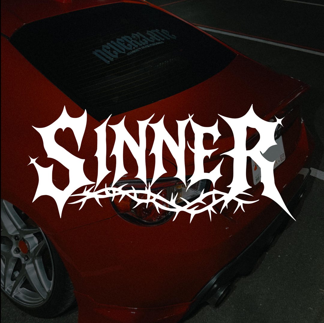Sinner Banner V3 - Etsy