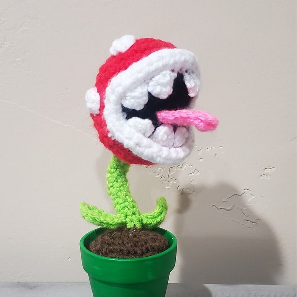 Super Mario Piranha Plant Plush - Etsy