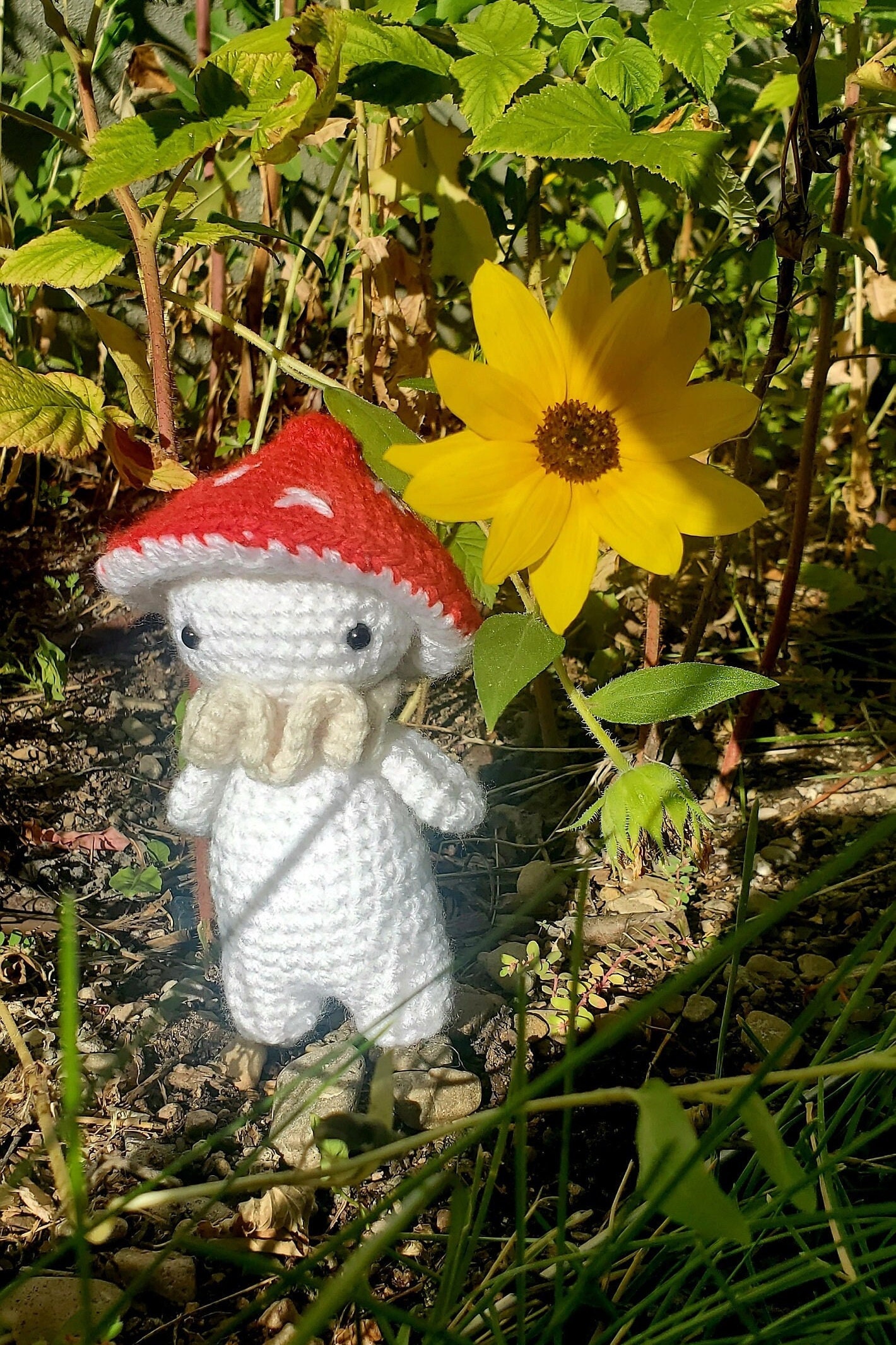 Handmade Mushroom Sprite Plush, Mushroom Guy Stuffed Animal, Mushy Boi ...