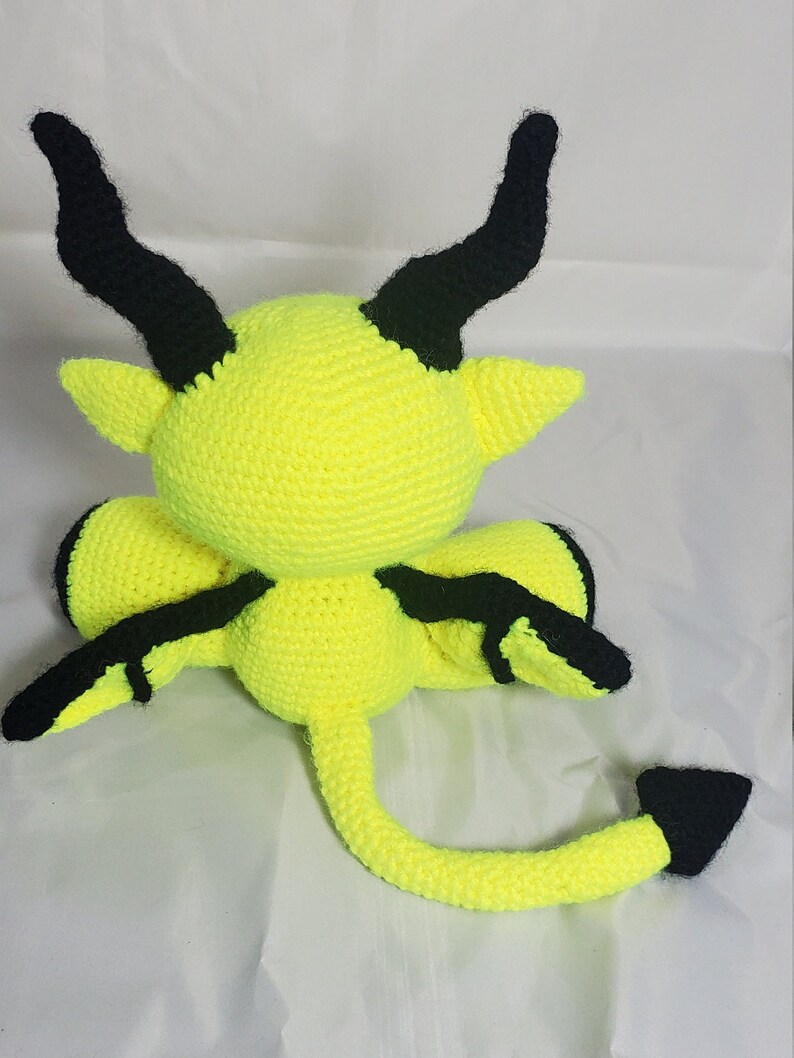 Neon Devil Demon Stuffed Animal, Cursed Doll, Devil Plush, Demon ...