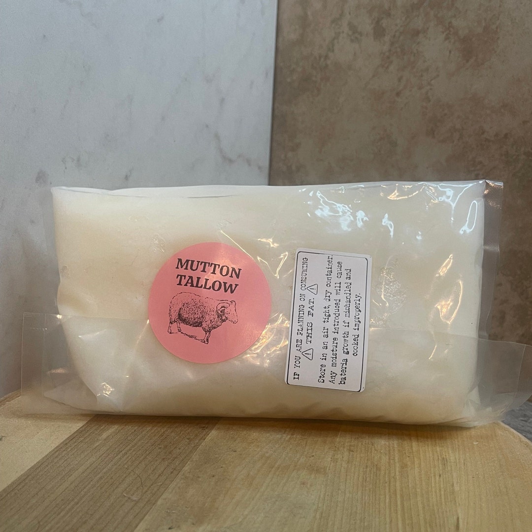 100% Pure Grass-fed Mutton Tallow, Premium Quality Rendered Mutton Fat ...