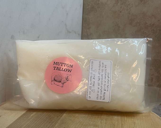 100% Pure Grass-fed Mutton Tallow, Premium Quality Rendered Mutton Fat ...