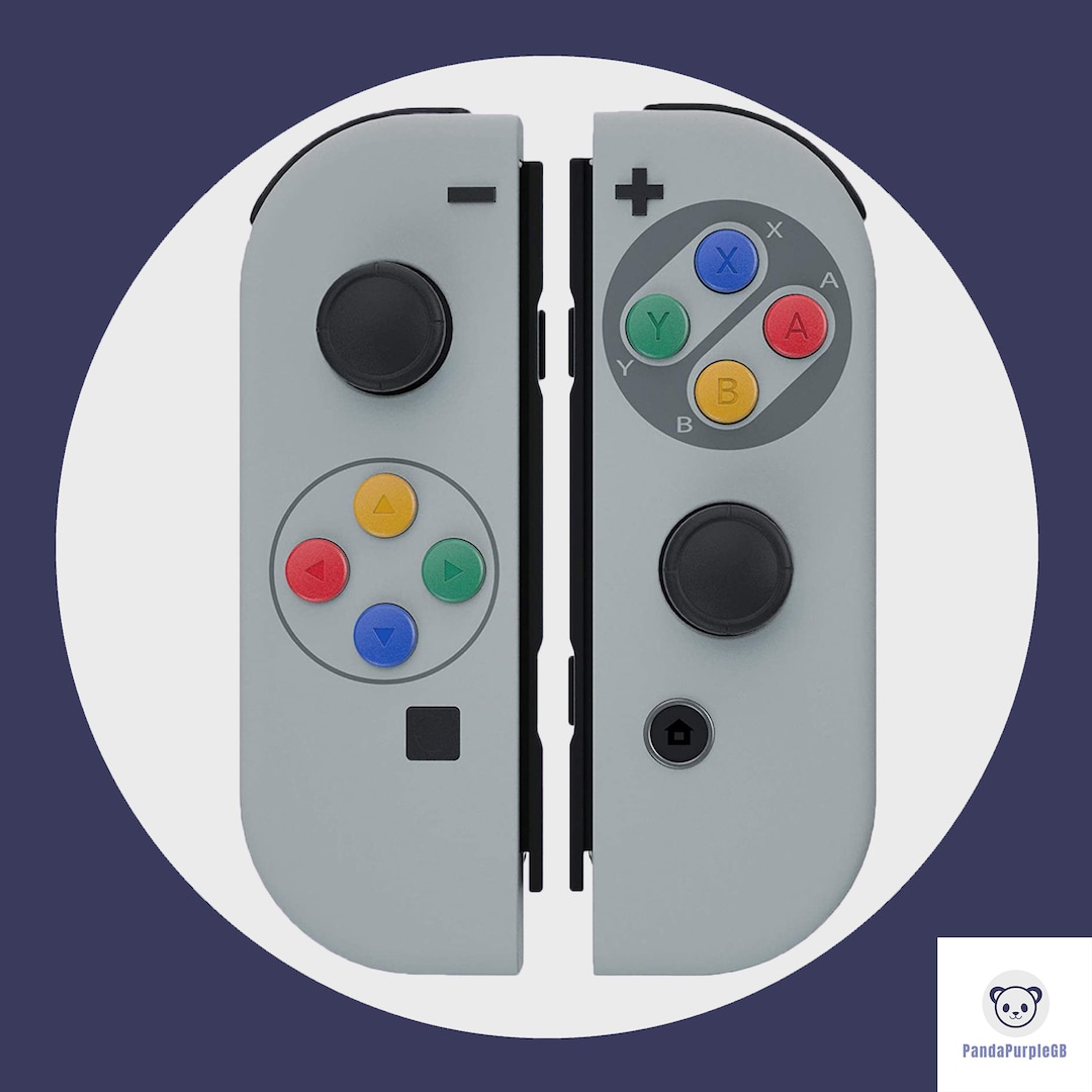 Custom EU SNES Style Nintendo Switch Joycons - Etsy
