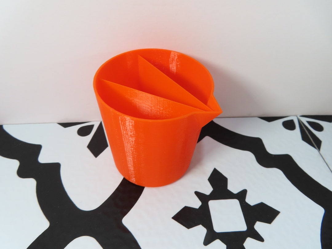Large Divided Split Cup for Paint Pouring 16 Ounce Three Compartment - Etsy